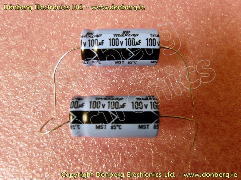 Condensador 100UF/100VA - CONDENSADOR ELECTROLÍTICO...