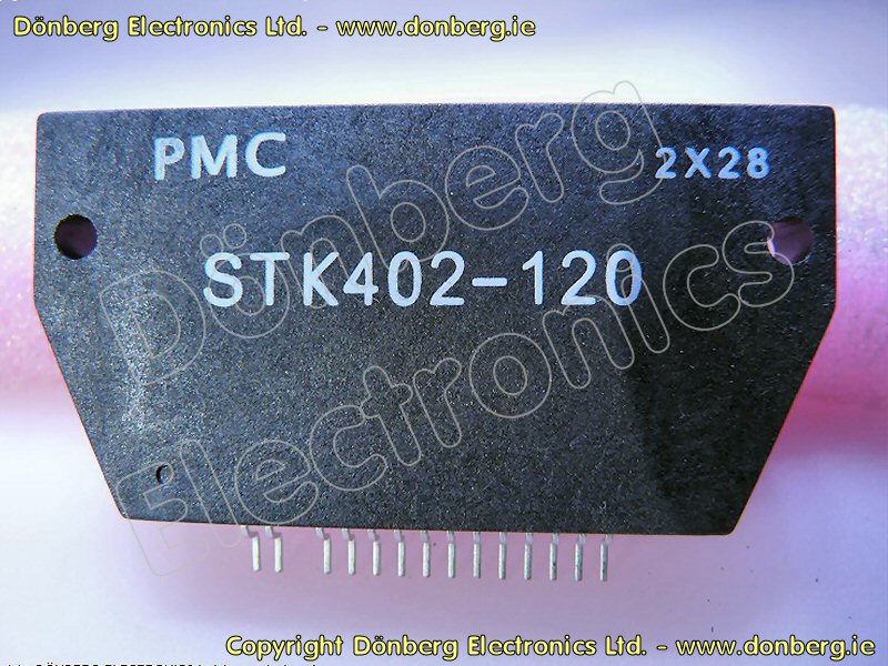 Semiconductor: STK402-120 (STK 402-120) - POW AMPLIFICADOR 2*80W / 6E 0 ...